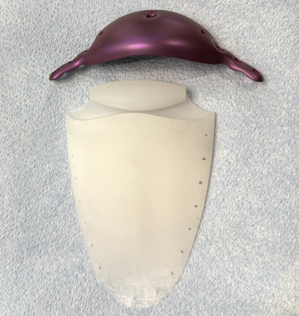 Iliac Crest Plate Attached Silicone Hip Implant Concept Dr Barry
